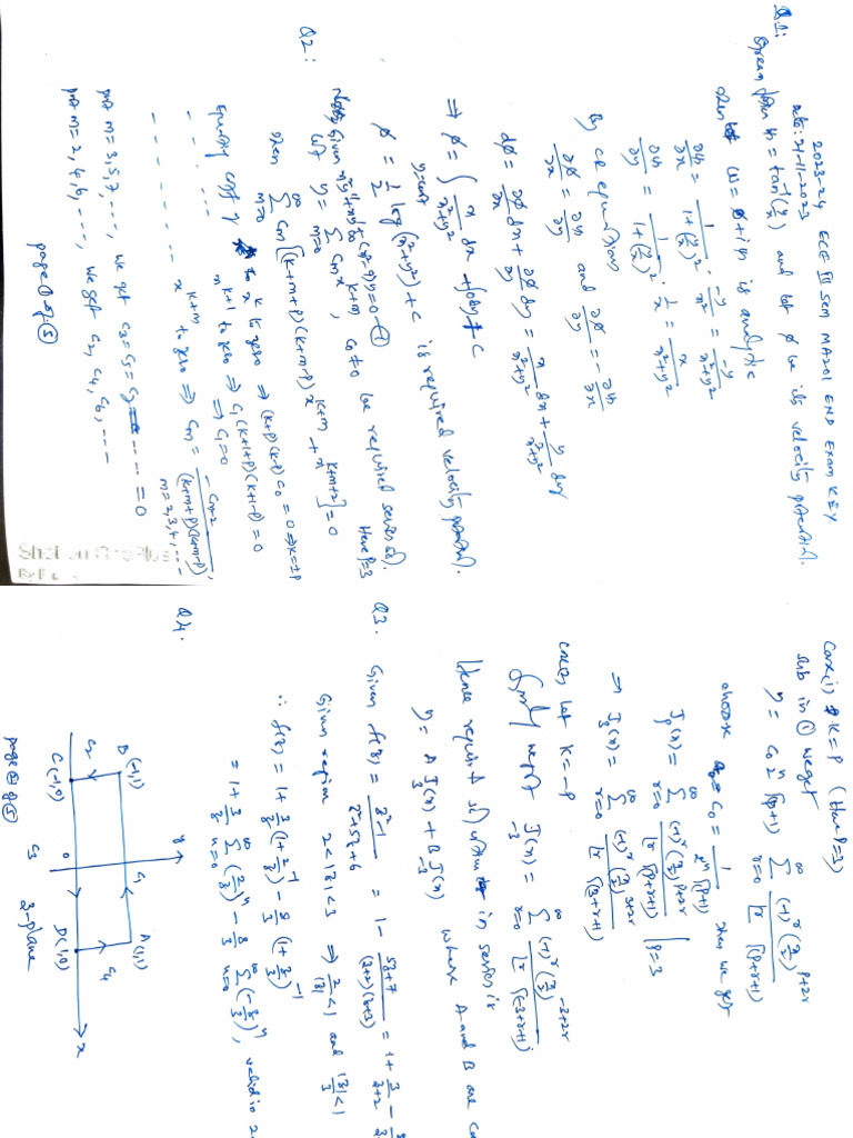 MA201 End Sem Key | PDF