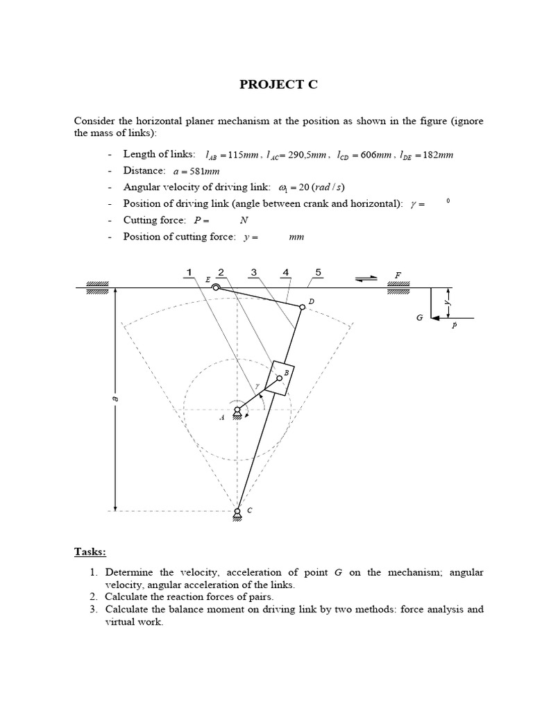 Project C | PDF | Force | Acceleration