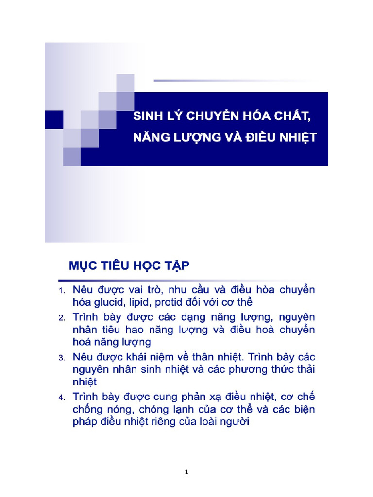 1-Chuyen Hoa Chat-Nang Luong-Dieu Nhiet | PDF