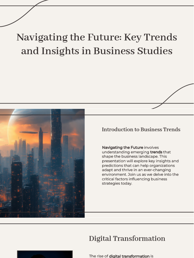 Slidesgo Navigating The Future Key Trends and Insights in Business ...