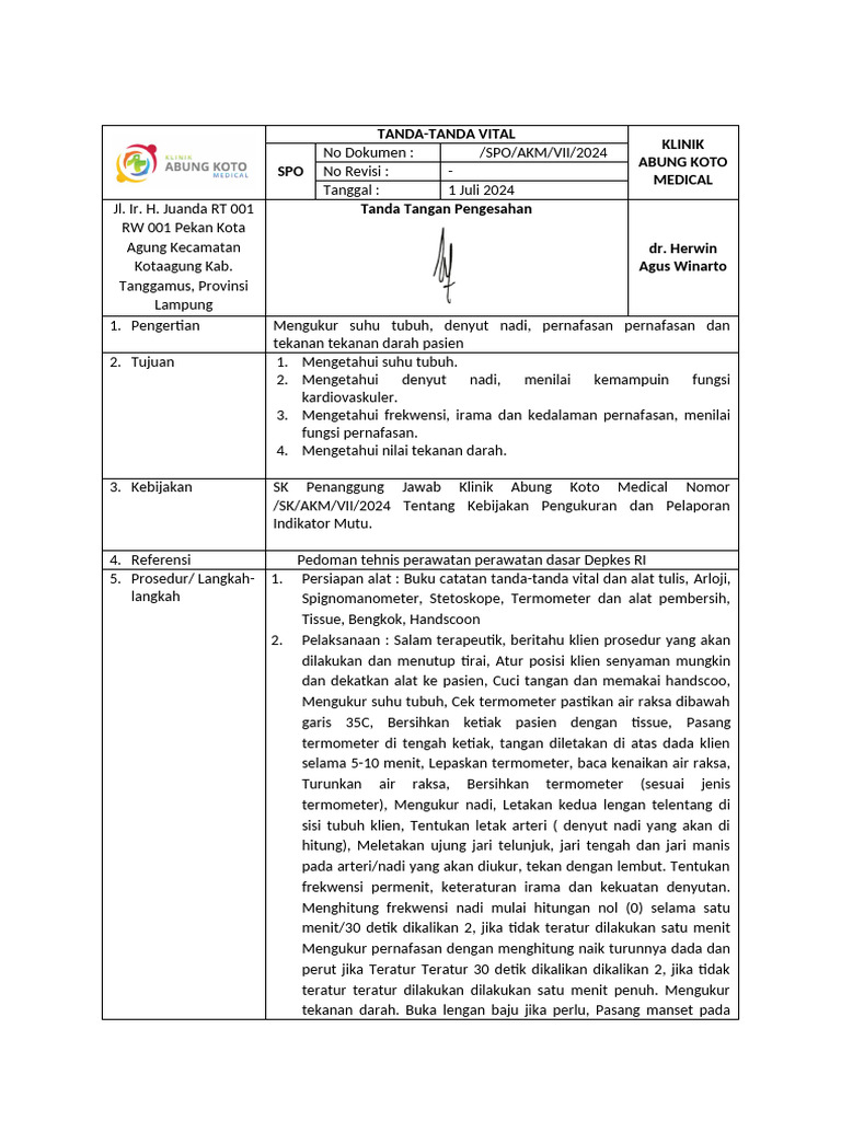 SOP TTV New | PDF | Sains & Matematika