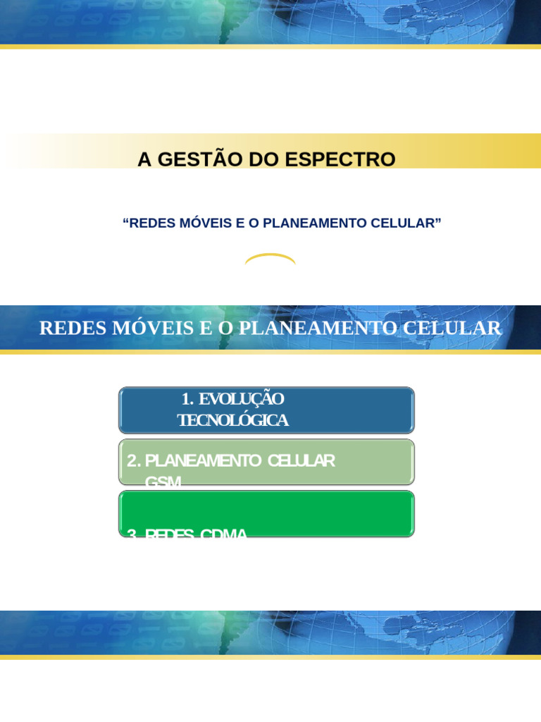 Planeamento de Redes Moveis Celular | PDF | Rede celular | GSM