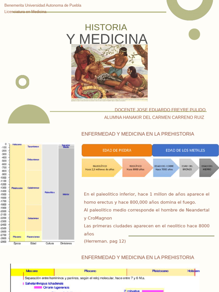Tema 2. HISTORIA Y MEDICINA | PDF | Edad de Piedra | Paleolítico