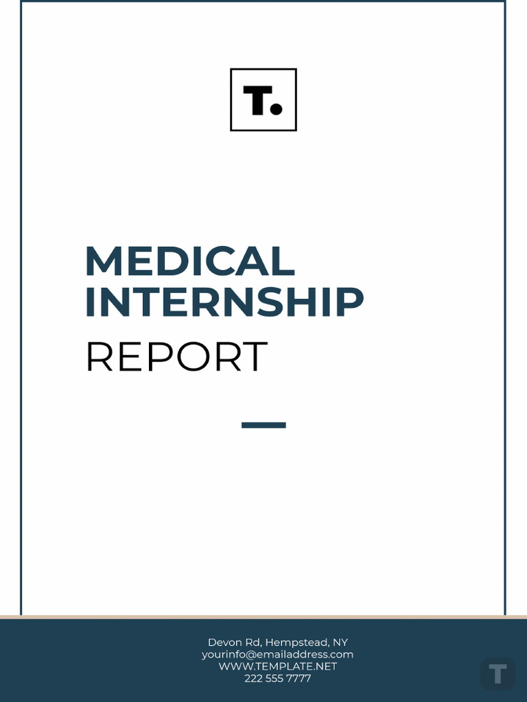 Medical Internship Report Template - Edit Online & Download Example | PDF