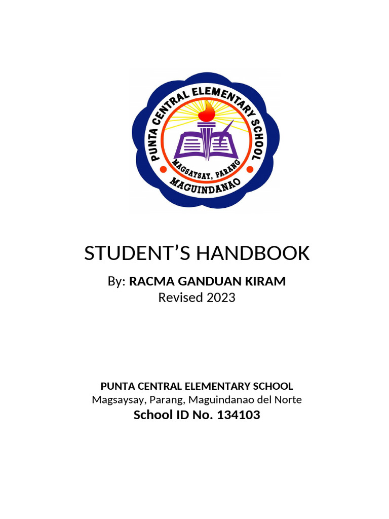 PCES Student Handbook - 030350 | PDF | Educational Assessment | Learning