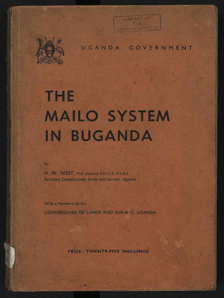 The Mailo System in Buganda - Compressed | PDF