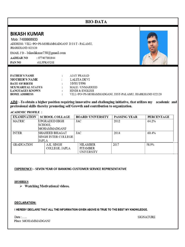 Bikash Resume | PDF