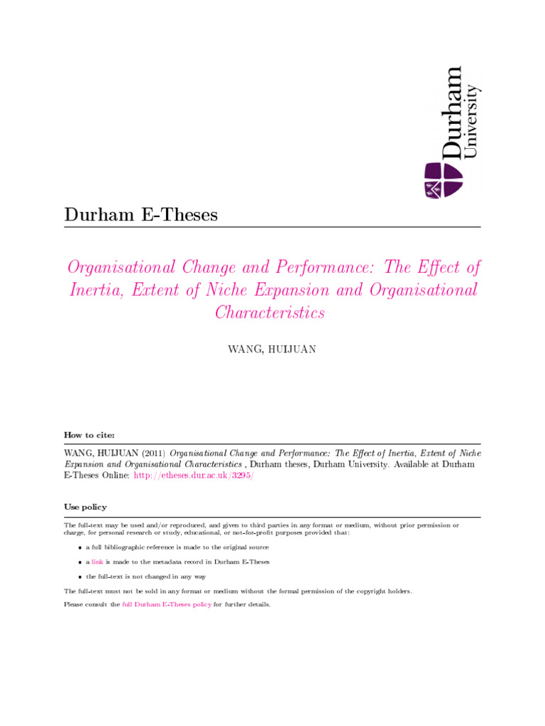 Wang Oct2011 | PDF | Organizational Behavior | Theory