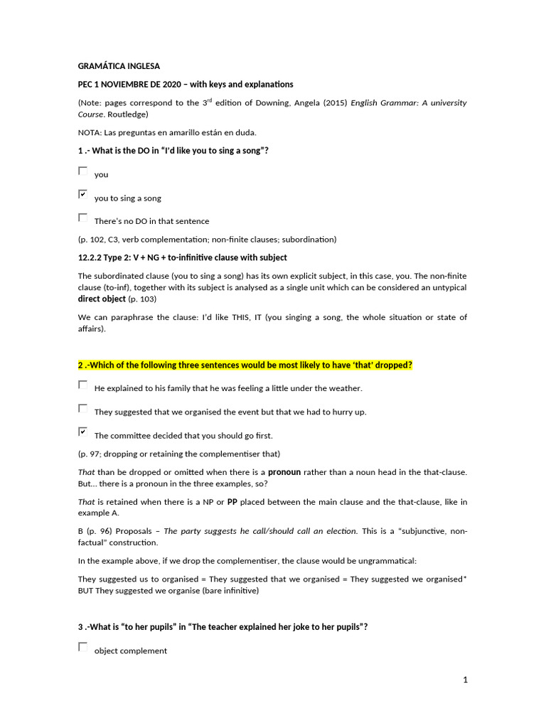 PEC 1-2020-With Keys Explained | PDF | Clause | Syntax