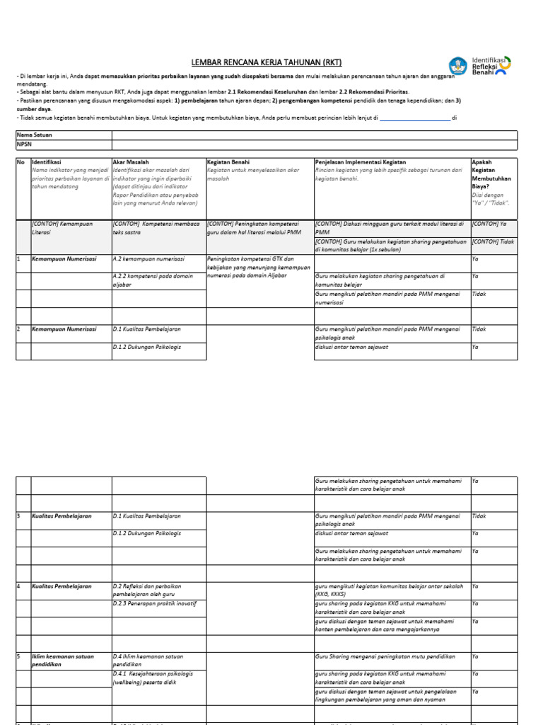 RKT 2023-2024 - SD Tambaharjo 02 | PDF