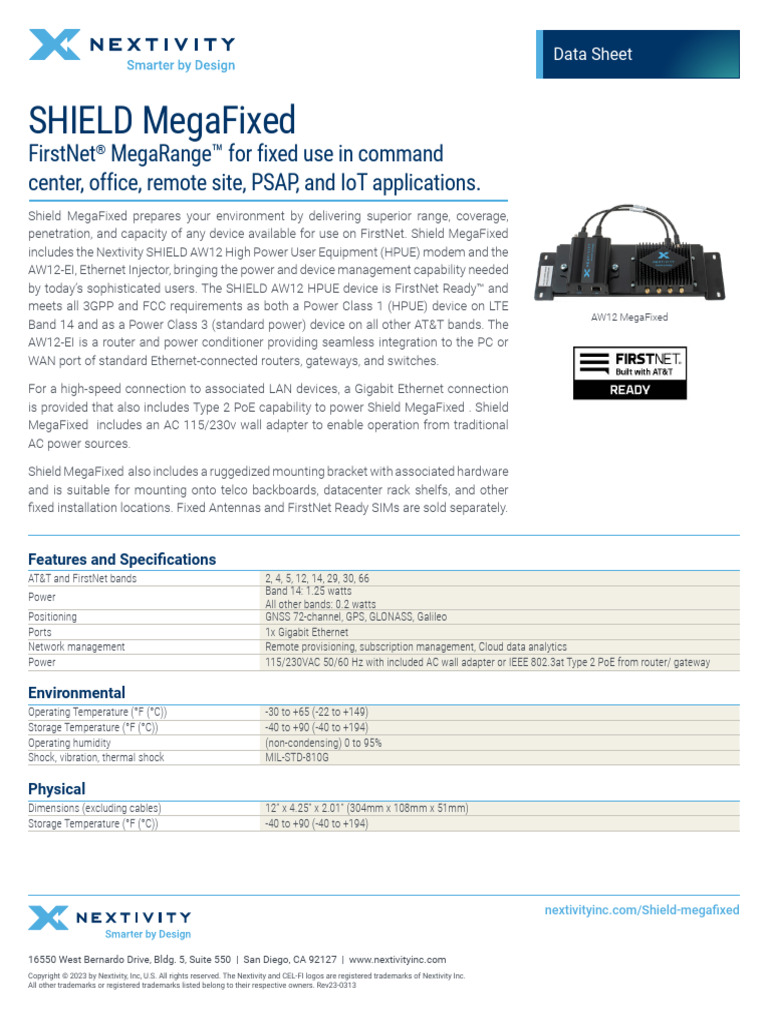 SHIELD AW12 MegaFixed Datasheet | PDF | Computer Engineering | Electronics