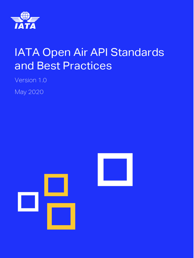 Iata Open Air API Standards Best Practices | PDF | Web Server ...