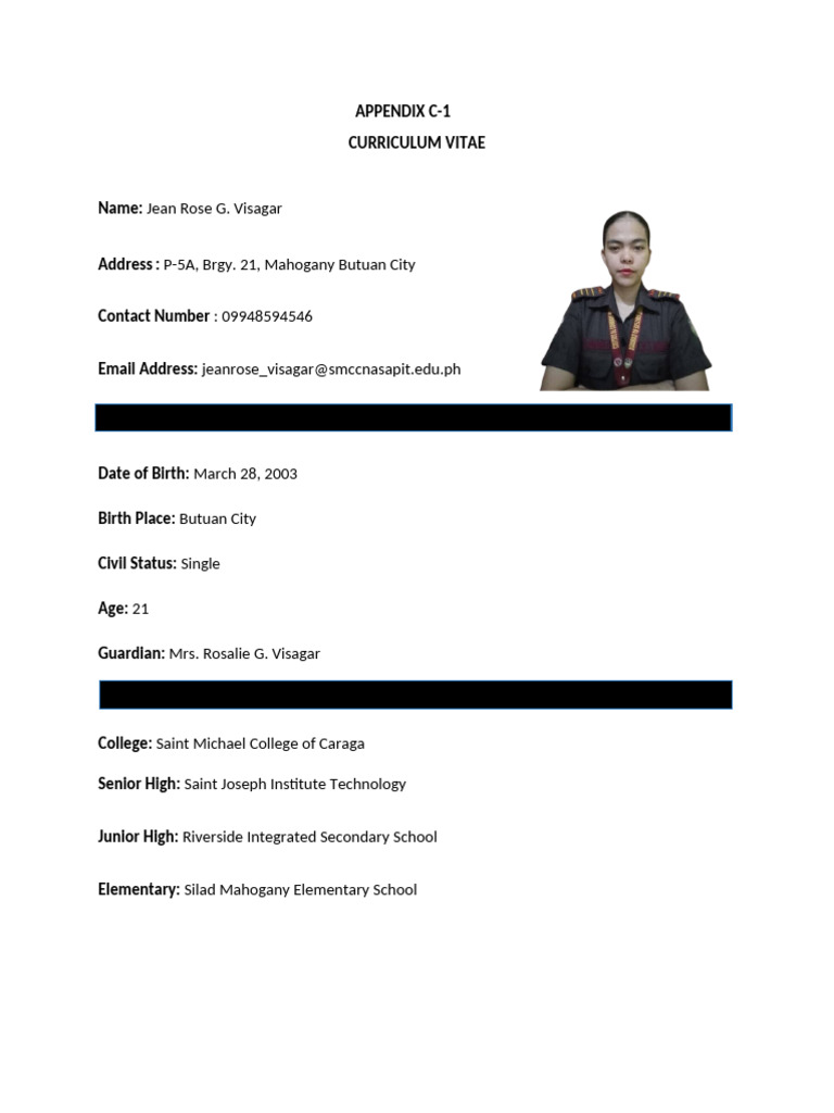 Curriculum Vitae Visagar | PDF | Educational Organizations | High Schools And Secondary Schools