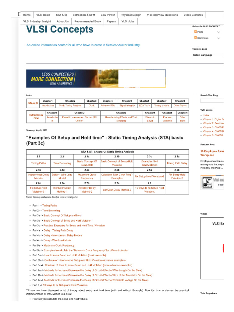 Setup Hold Slack Problems 1 | PDF