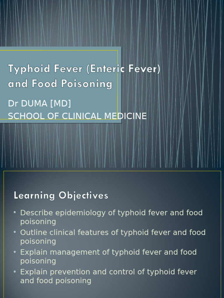 Symptoms of Typhoid Fever Explained | PDF | Causes Of Death | Microbiology