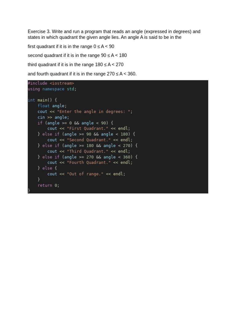 LAB3 | PDF | Namespace | Computer Programming LAB3 | PDF | Namespace | Computer Programming