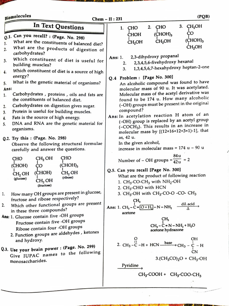 Understanding Biomolecules and Their Functions | PDF
