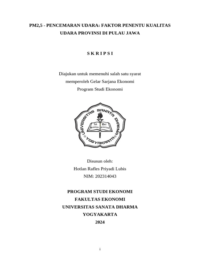 Draft Skripsi 2 Final | PDF