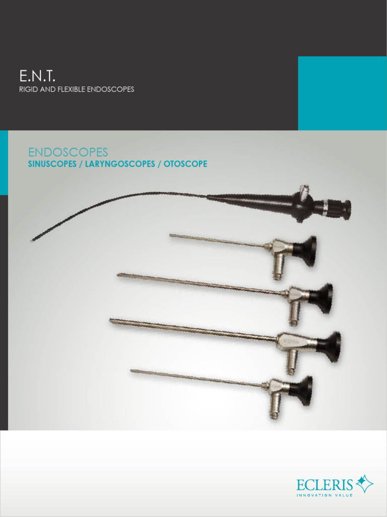 E.N.T. Endoscopes: Rigid & Flexible Options | PDF | Equipment