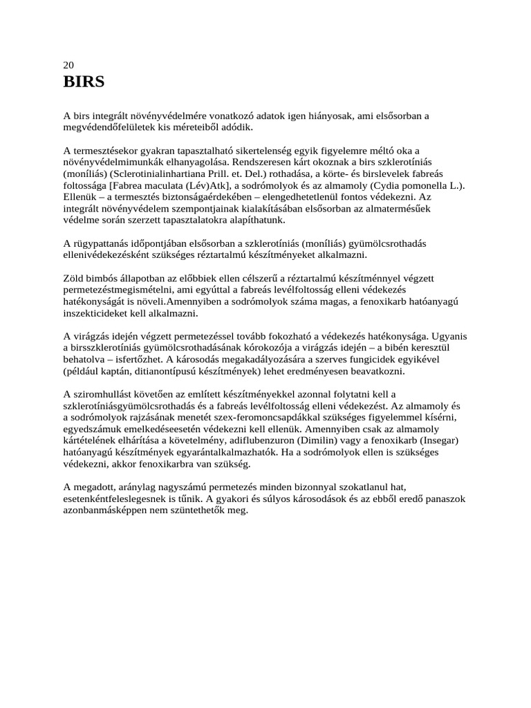 Birs | PDF
