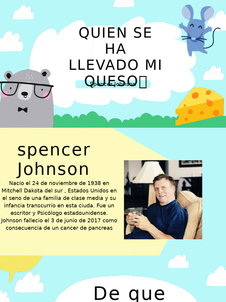 ¿Quien Se Ha Llevado Mi Queso | PDF