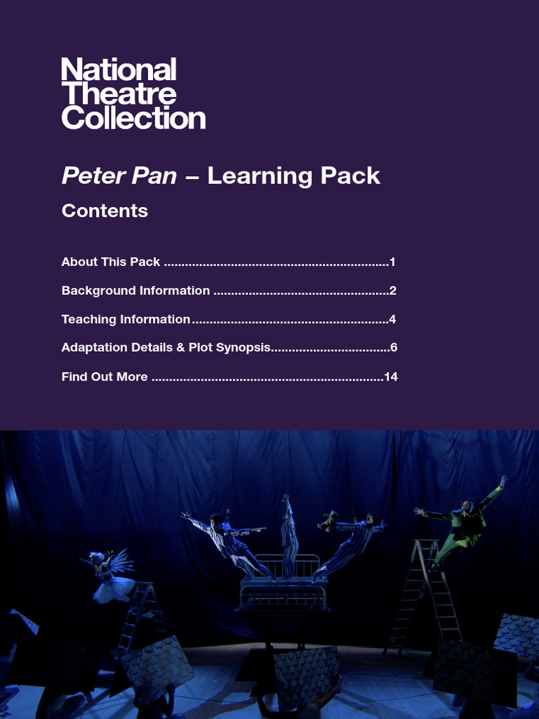 NT Peter Pan Learning Pack | PDF | Lost Boys (Peter Pan) | Wendy Darling