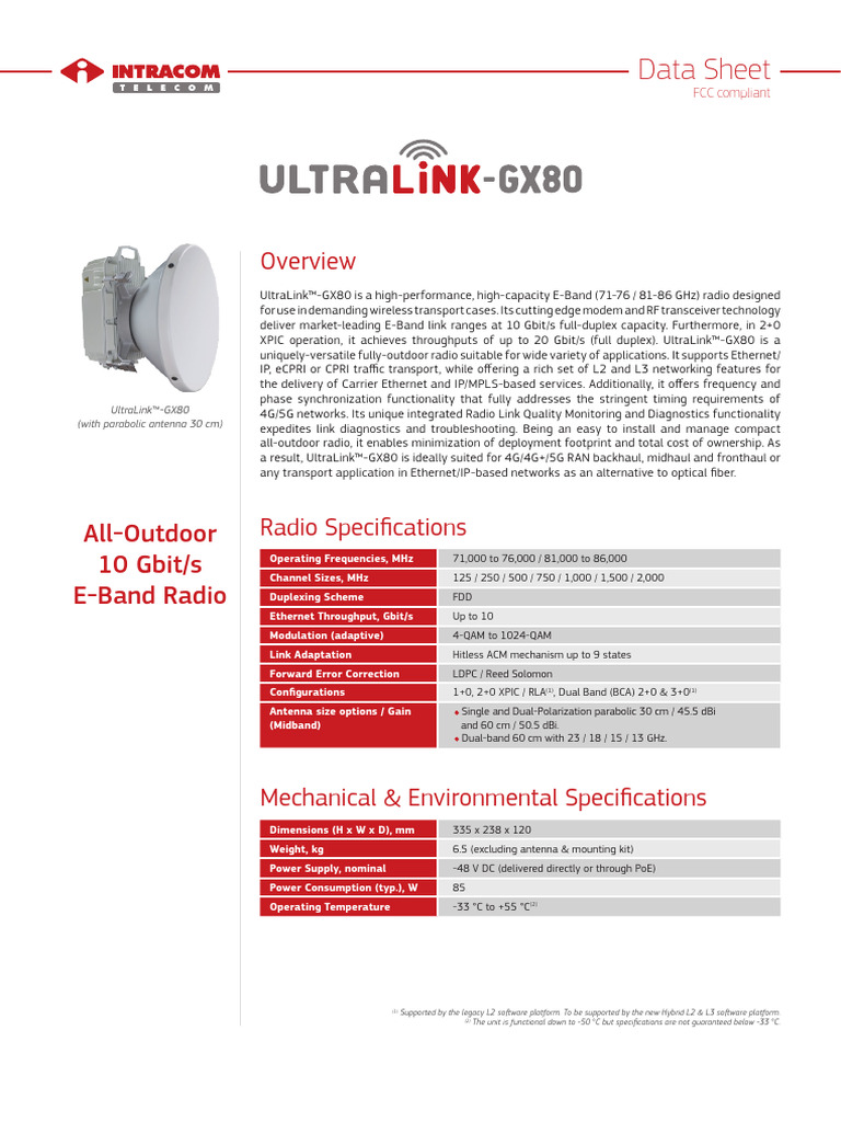 Intracom UltraLink-GX80 DS | PDF | Quality Of Service | Internet ...