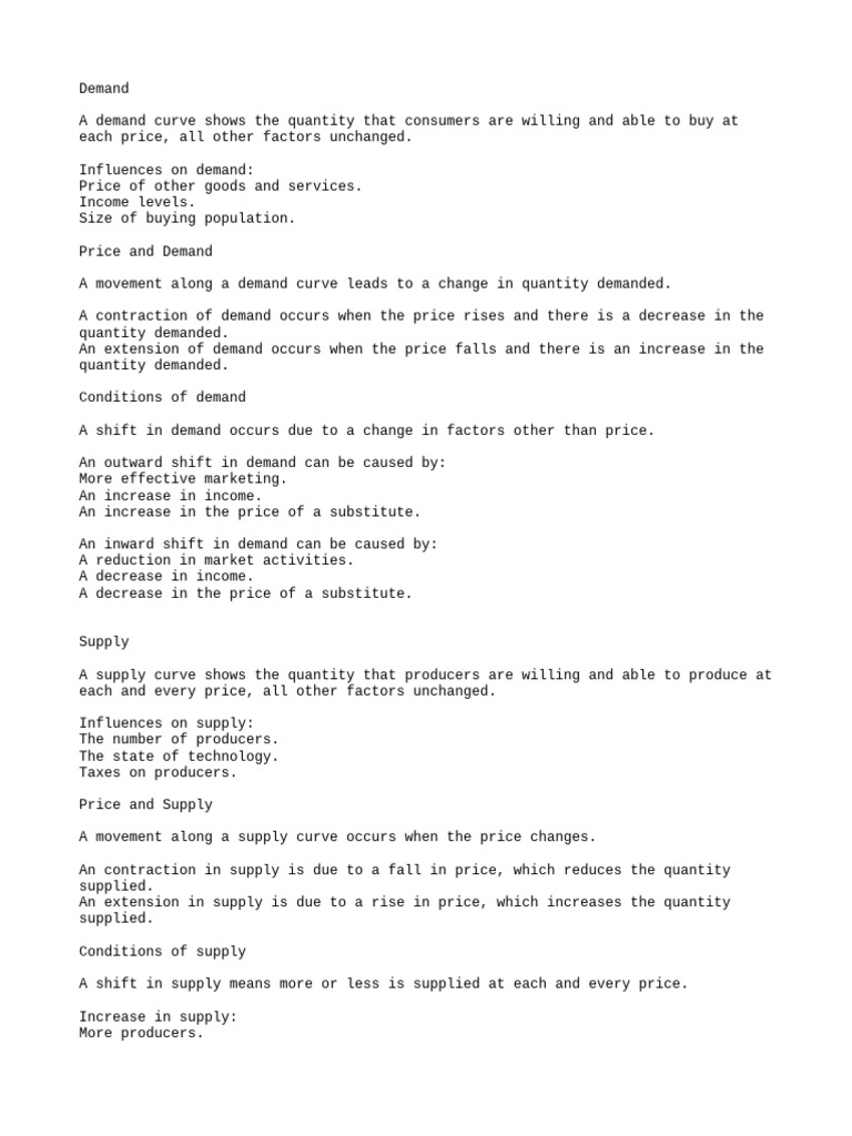 Demand Pdf Demand Supply Economics