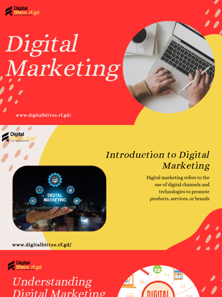 Brown Simple Digital Marketing Presentation | PDF | Digital Marketing | Social Media Marketing