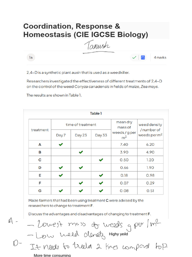 Tanush Bio Wks 1 | PDF