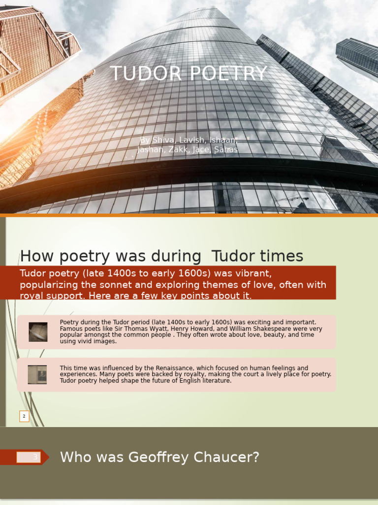 Tudor Poetry | PDF | Poetry | The Faerie Queene