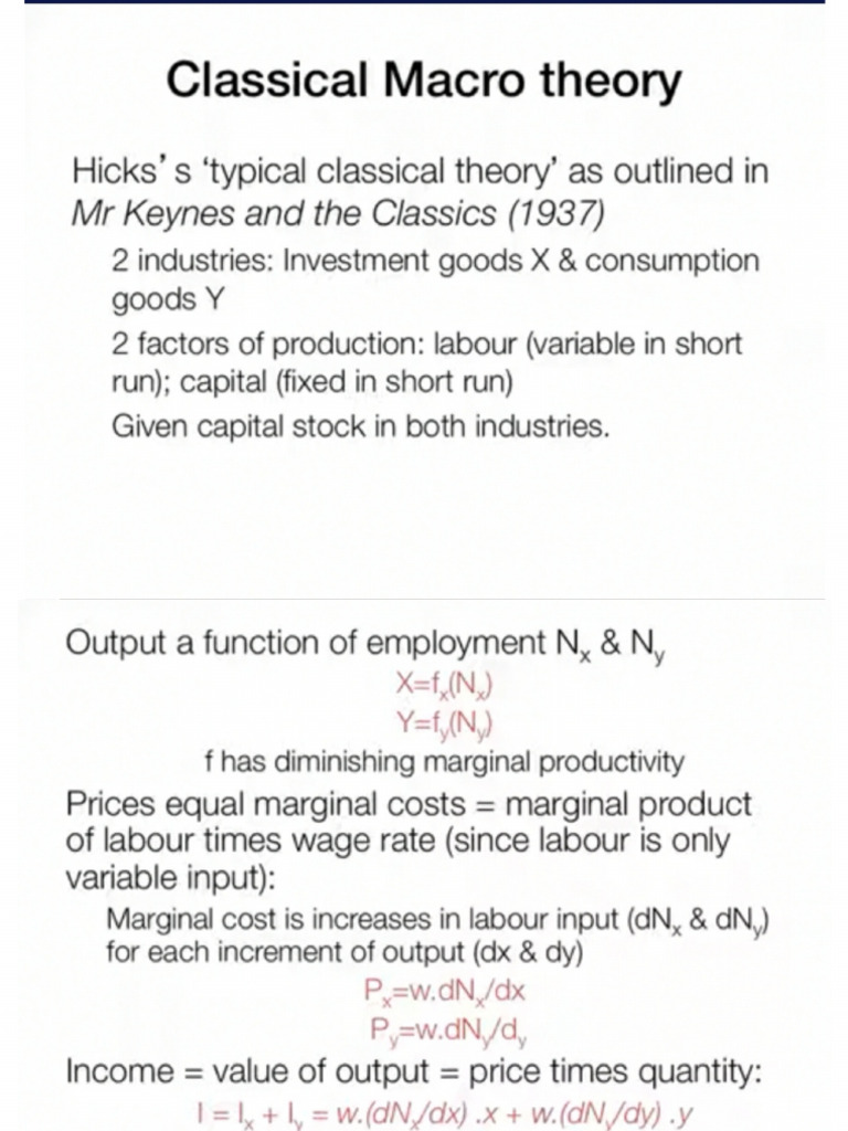 Hicks 1937 | PDF | Labour Economics | Supply (Economics)