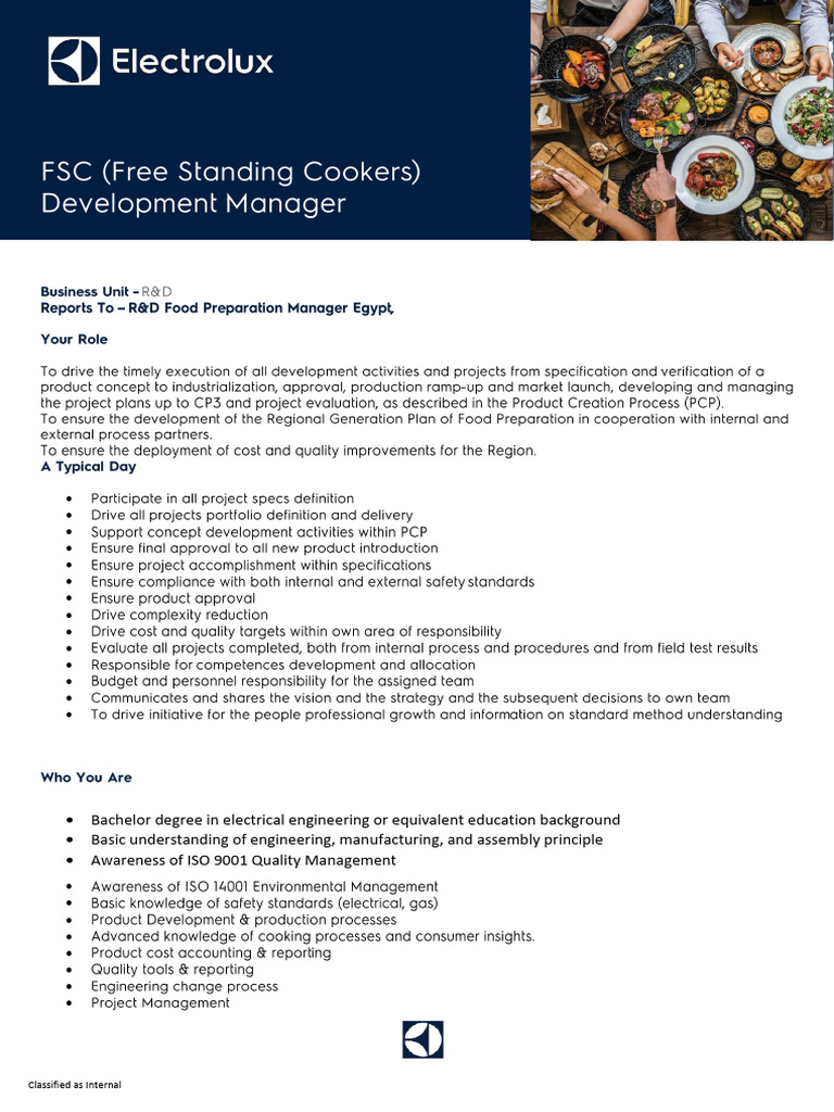Spec - FSC Platform Manager (Egypt) | PDF