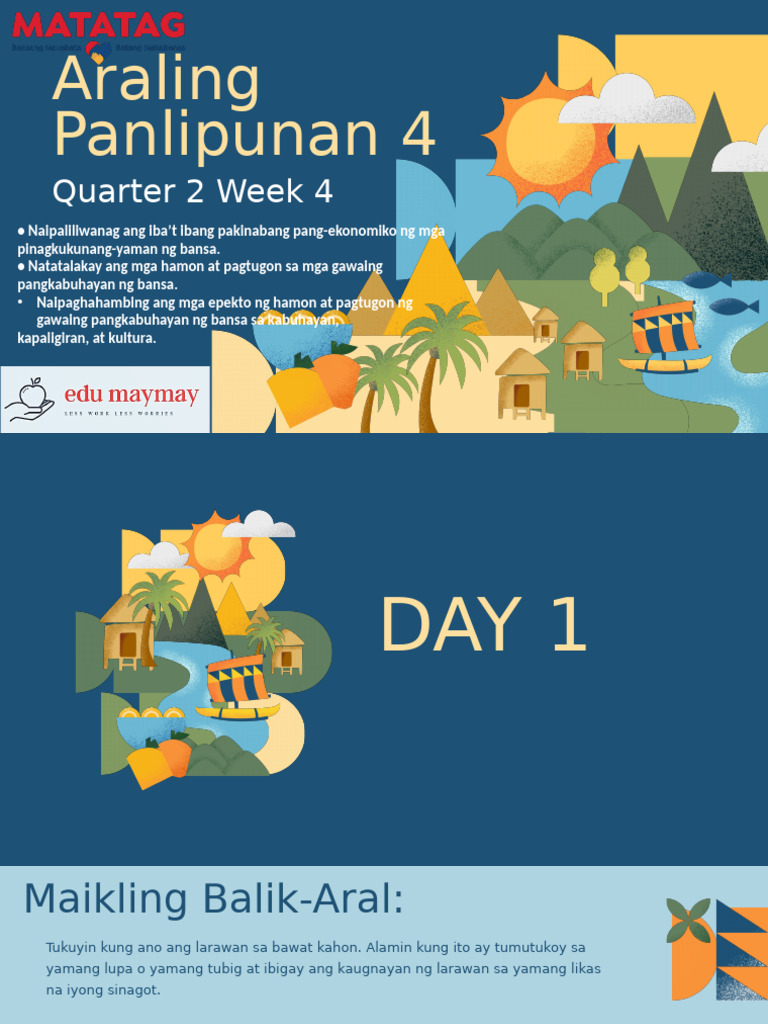 Araling Panlipunan 4: Quarter 2 Week 4 | PDF