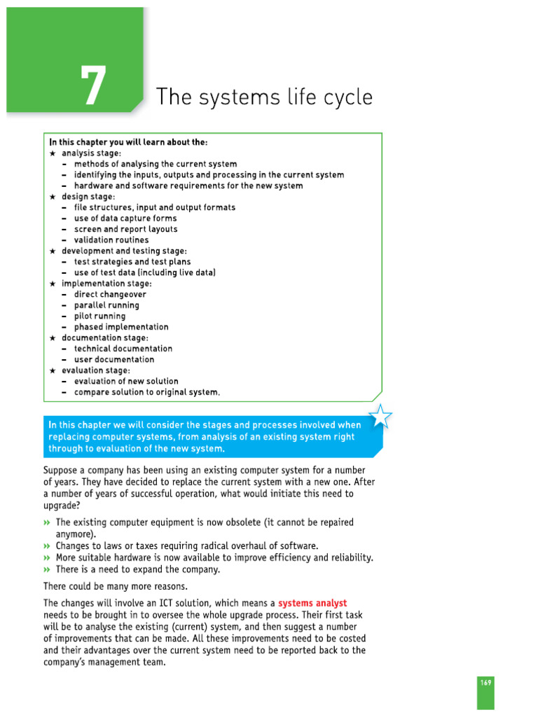 C7 Systems Life Cycle | PDF