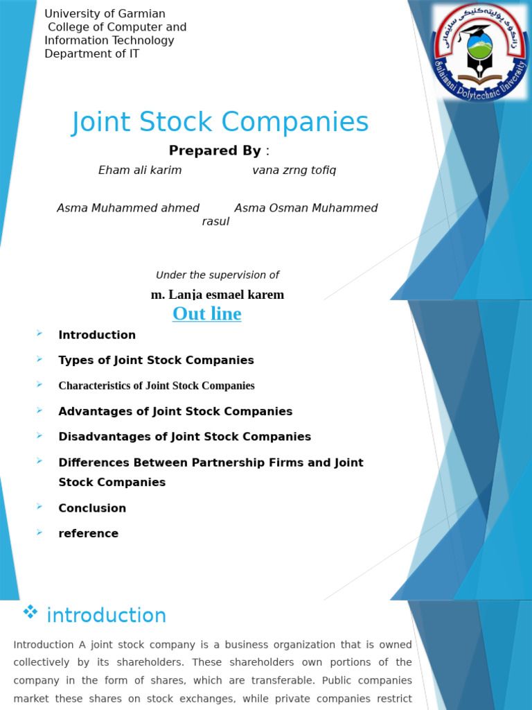 Join Stock & Partnership | PDF | Stocks | Joint Stock Company