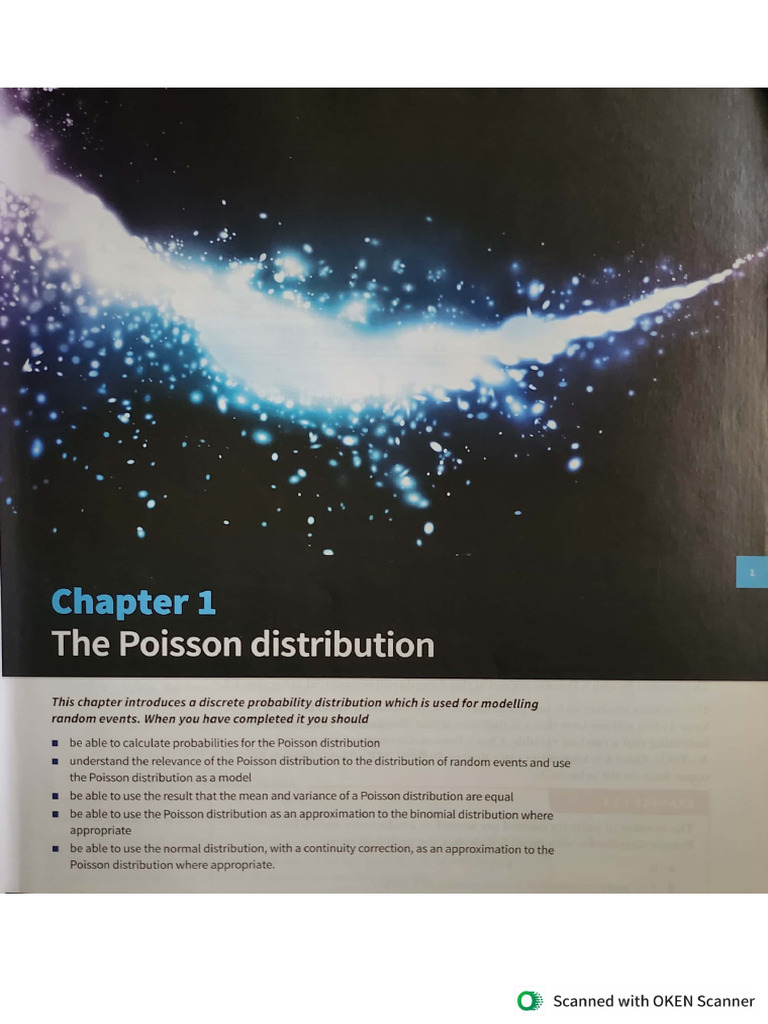 Chapter 1 - The Poisson Distribution | PDF