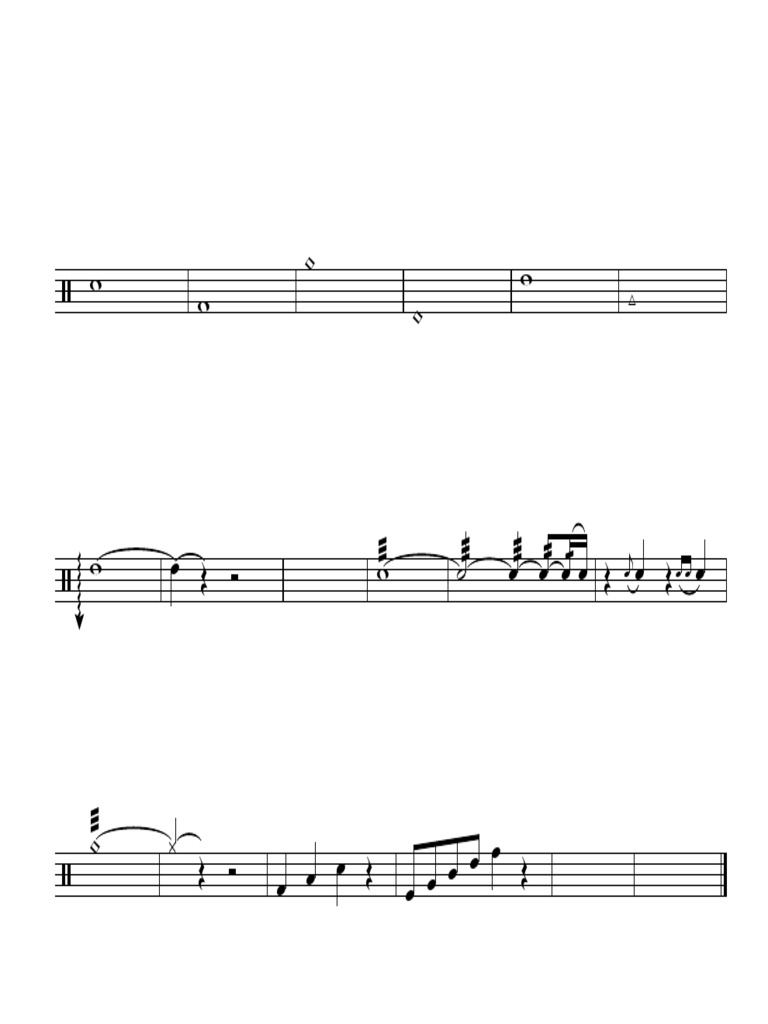 Percussion Map and Notation Guide | PDF