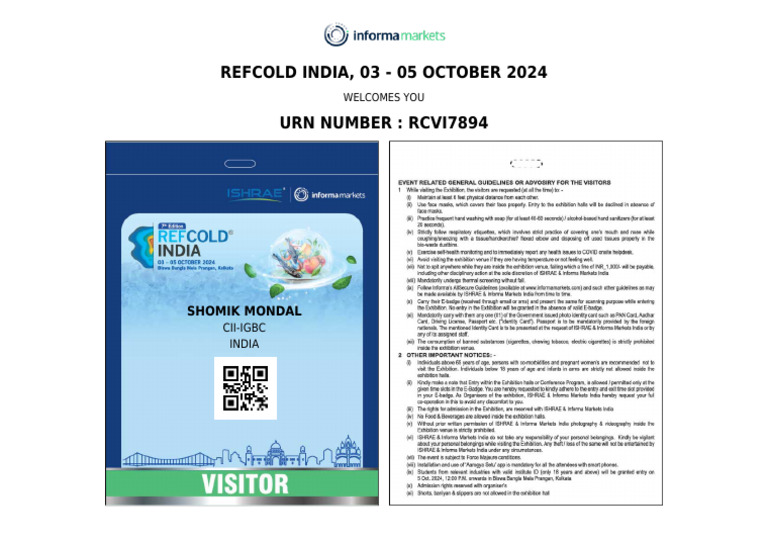 REFCOLD India 2024 Event Details | PDF