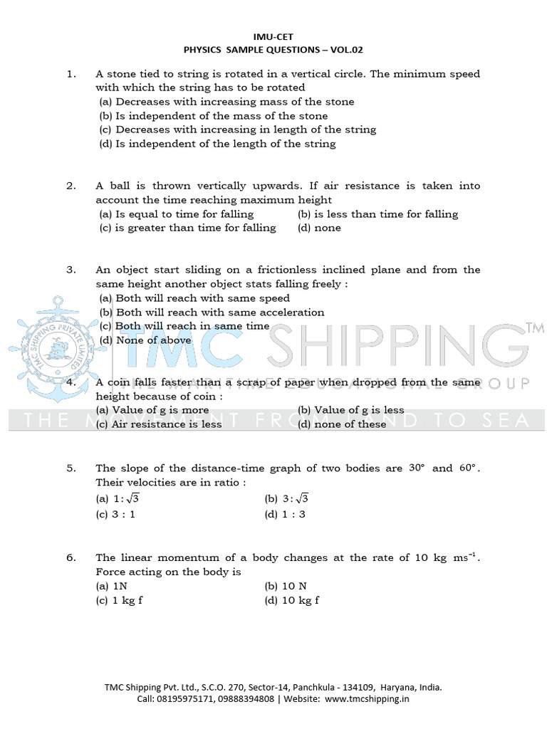 Physics IMU CET Sample Questions 03 | PDF | Semiconductors | Doping (Semiconductor)
