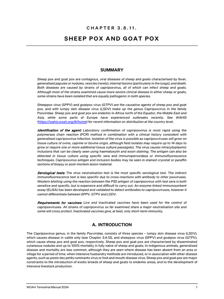 3.08.11 Sheep Pox Goat Pox | PDF | Real Time Polymerase Chain Reaction ...