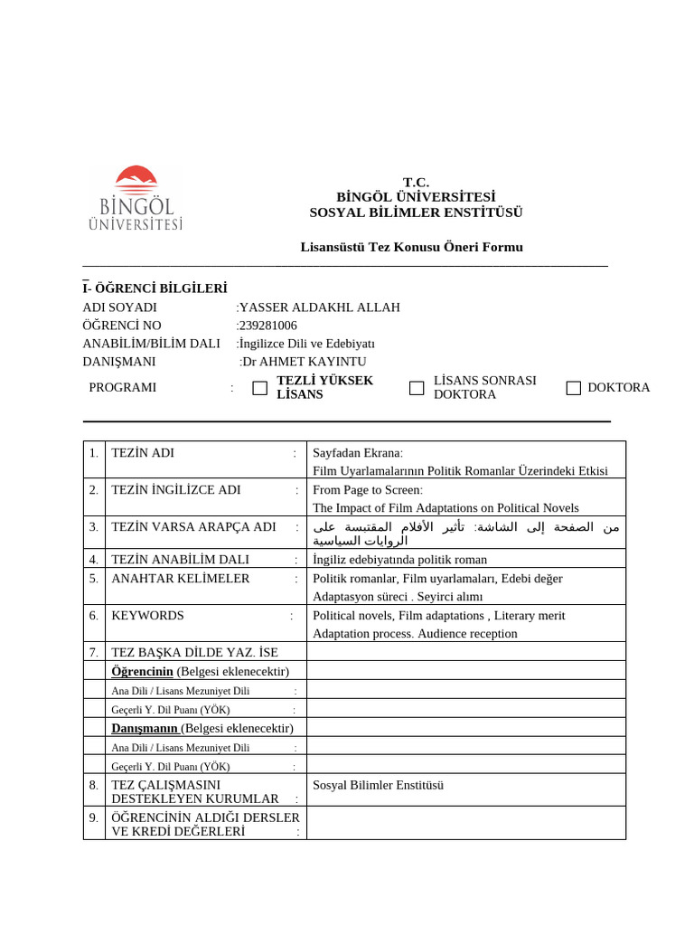 My Thesis Proposal | PDF