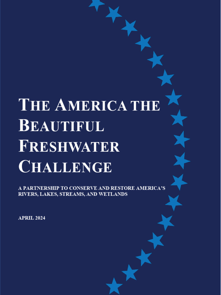 America the Beautiful Freshwater Challenge | PDF | Wetland | Fresh Water
