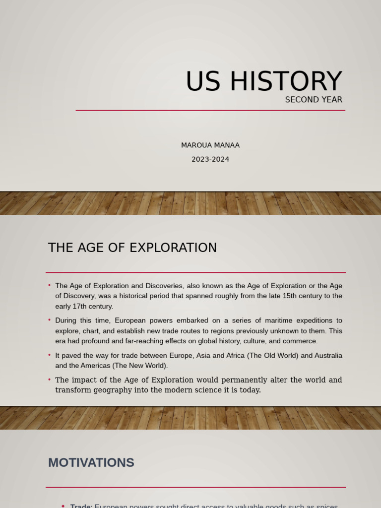 The Age of Exploration Diapo | PDF | Age Of Discovery | New World