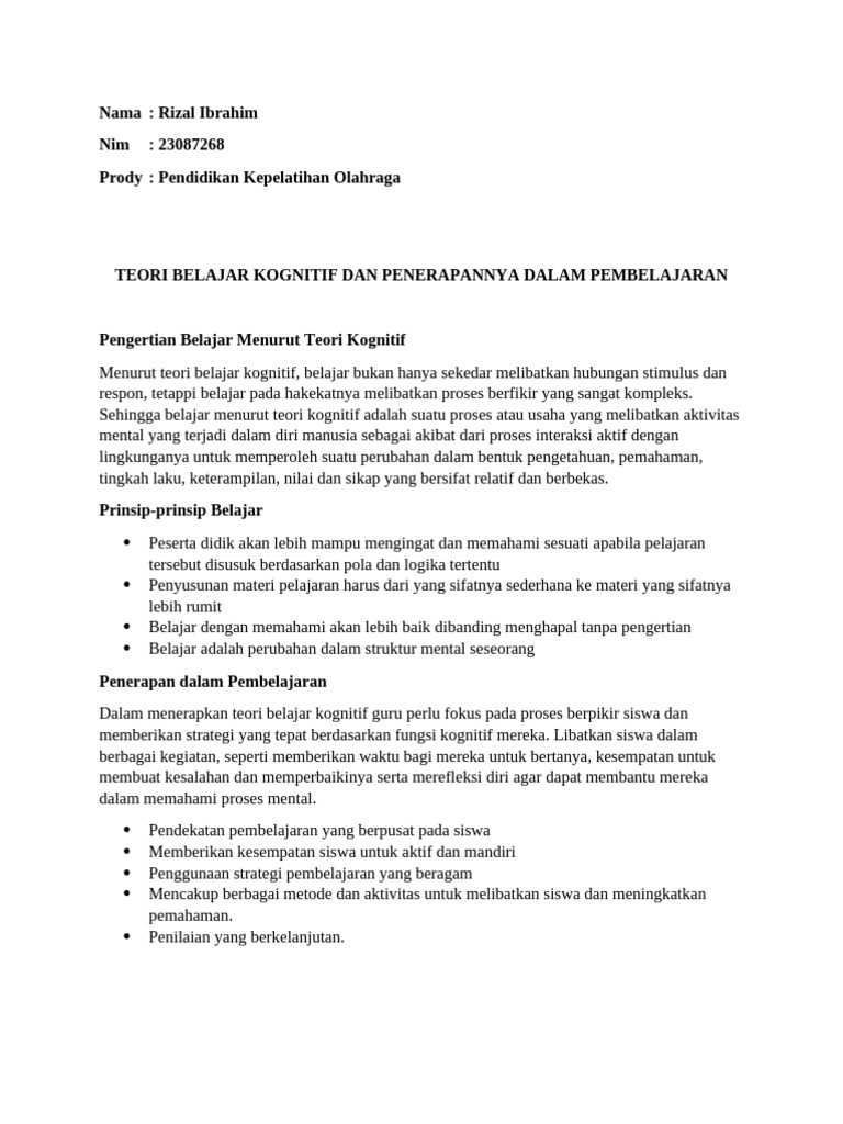 Tugas Psikologi Pendidikan Per8 | PDF