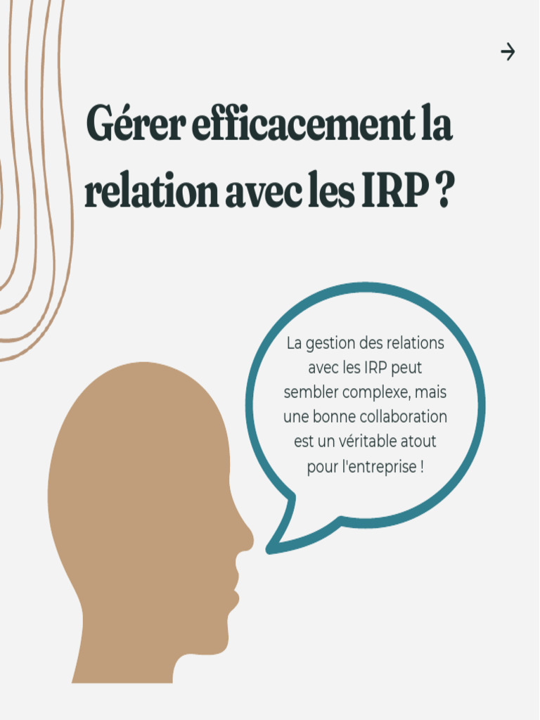Optimiser la gestion des relations IRP | PDF