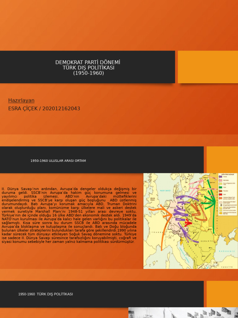 Demokrat Parti̇ Dönemi̇ | PDF