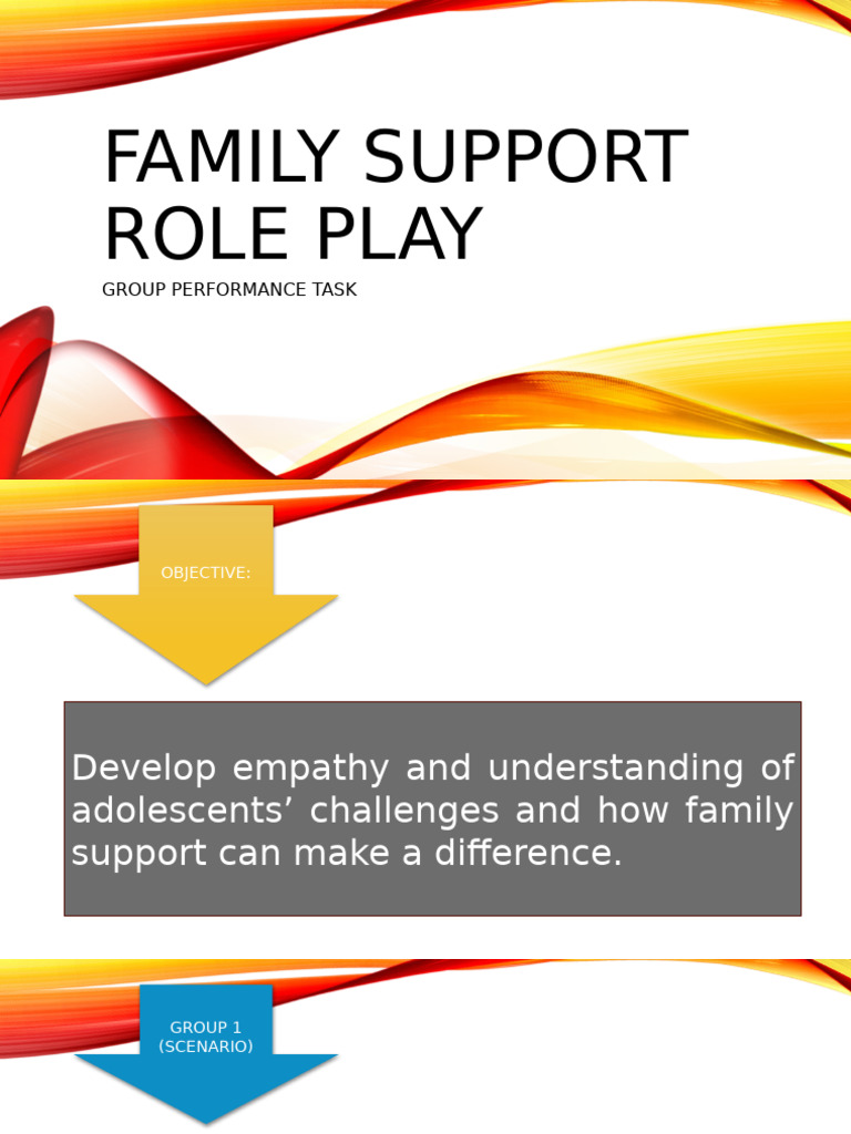 Family Support Role Play | PDF