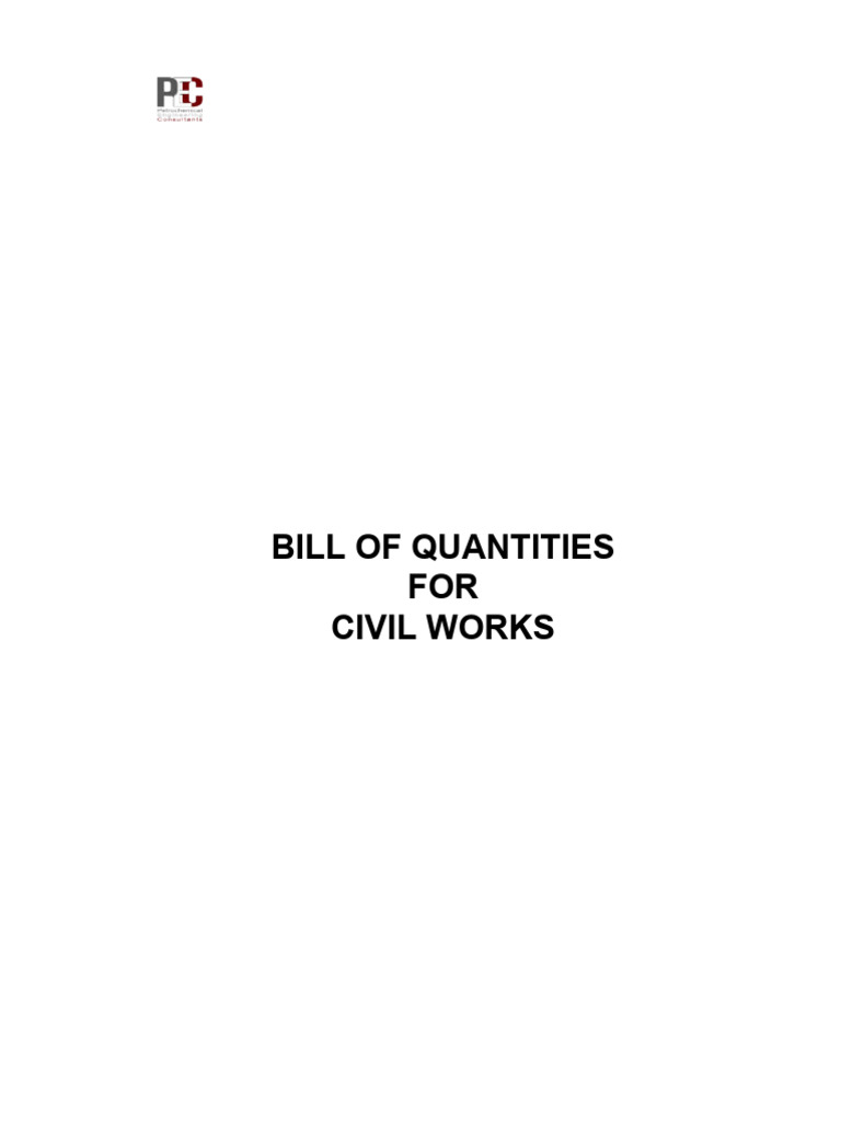 Civil Boq | PDF