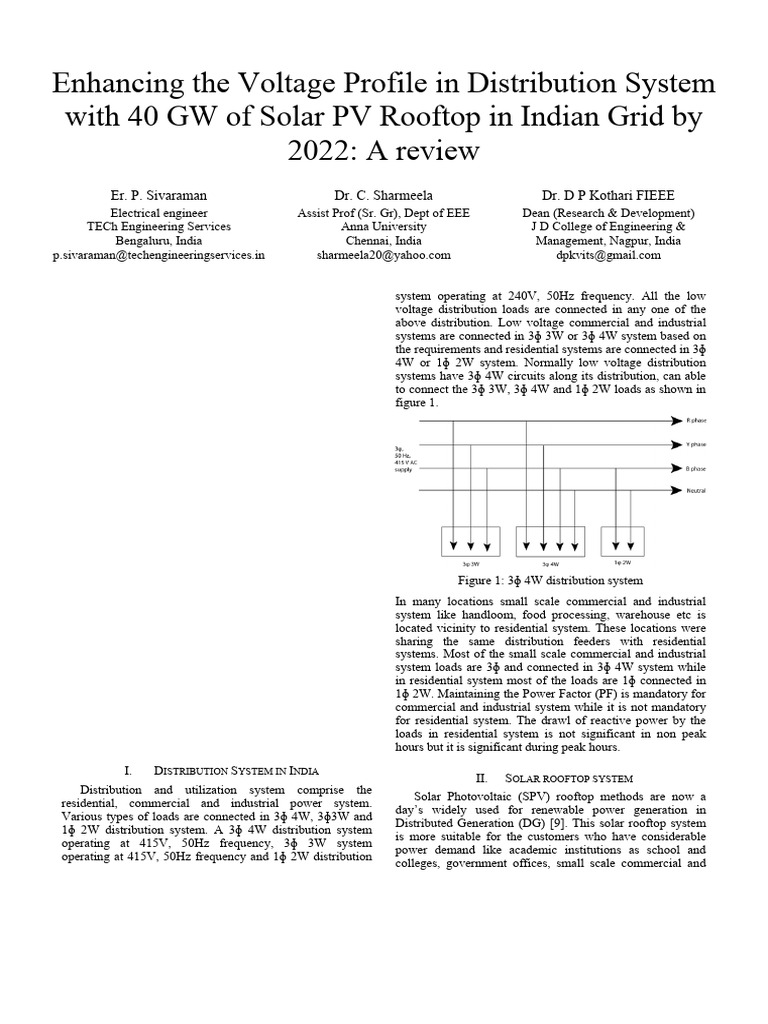 8A 4 GIZ17 058 Paper Sivaraman P | PDF | Electric Power Distribution | Ac Power